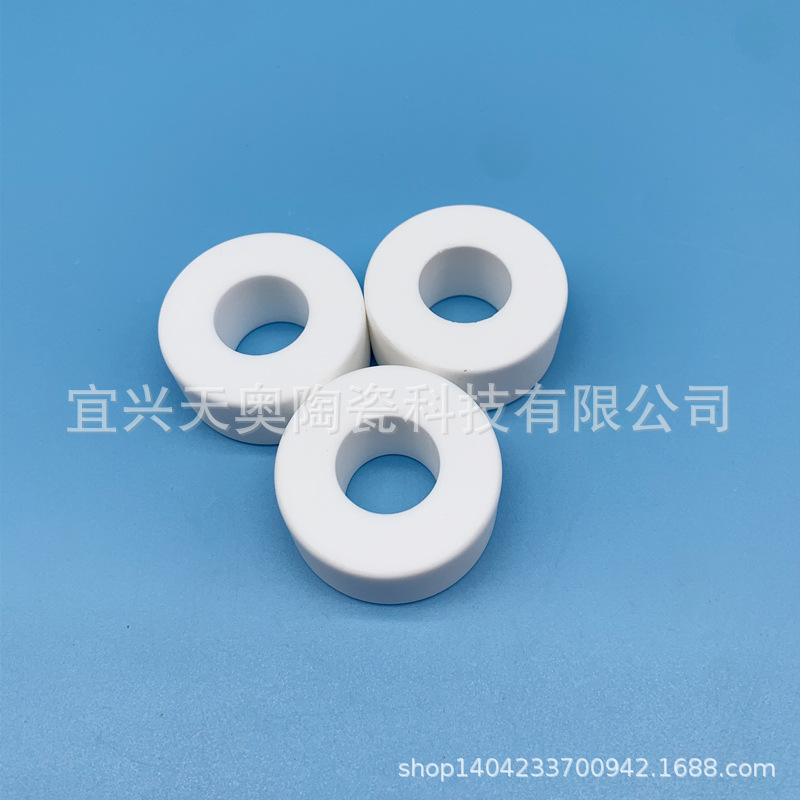 干压辊道窑氧化铝陶瓷环 新能源锂电池窑炉氧化铝陶瓷滚轮-阿里巴巴