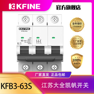 大全凯帆空气开关KFB3-63s空开微型断路器3P小型断路器B型C型D型-阿里巴巴