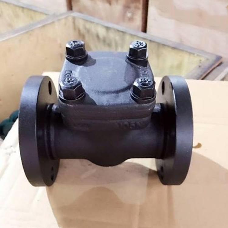 H41H -150LB 美标锻钢止回阀 法兰连接二通式硬密封锻钢止回阀-阿里巴巴