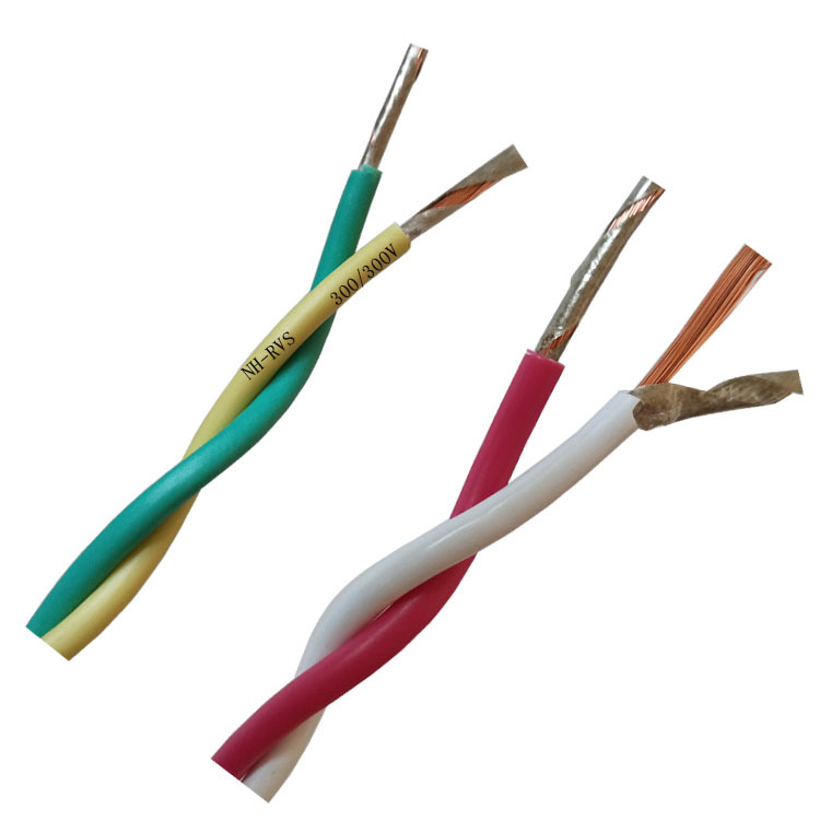 厂家直营珠江电缆NH-RVS-2x1.5平方耐火花线铜芯双绞线消防信号线-阿里巴巴