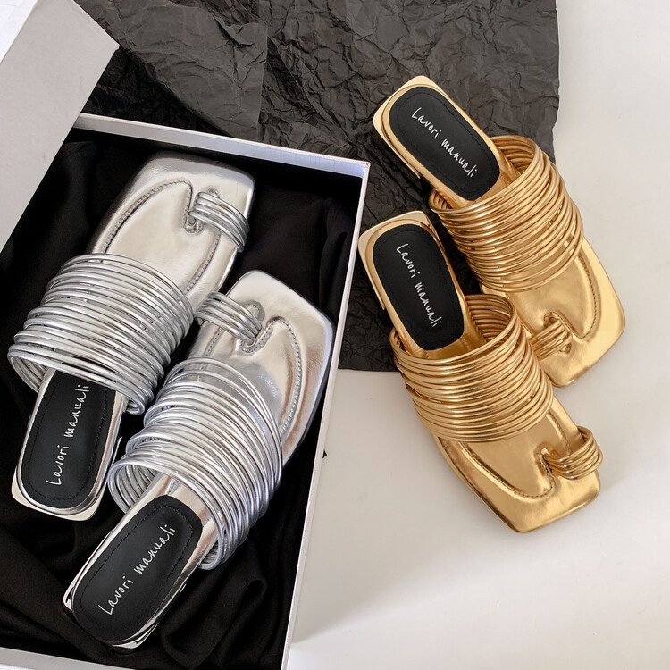 CHIKO Kaylea Open Toe Block Heels Slides Sandals