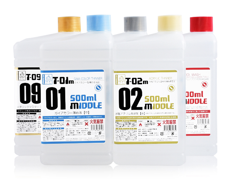 5D模型 GAIA/盖亚油性漆金属缓干珐琅稀释洗笔脱模液500/1000ml-阿里巴巴