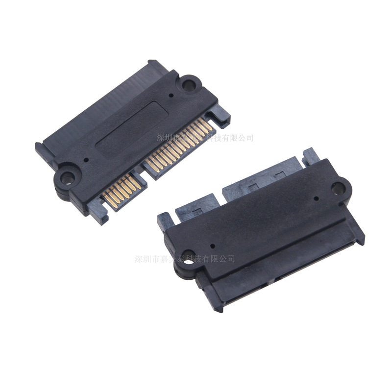 22P SATA 公对母 直通头转接头 7+15公对母 SATA电源数据 转换头-阿里巴巴