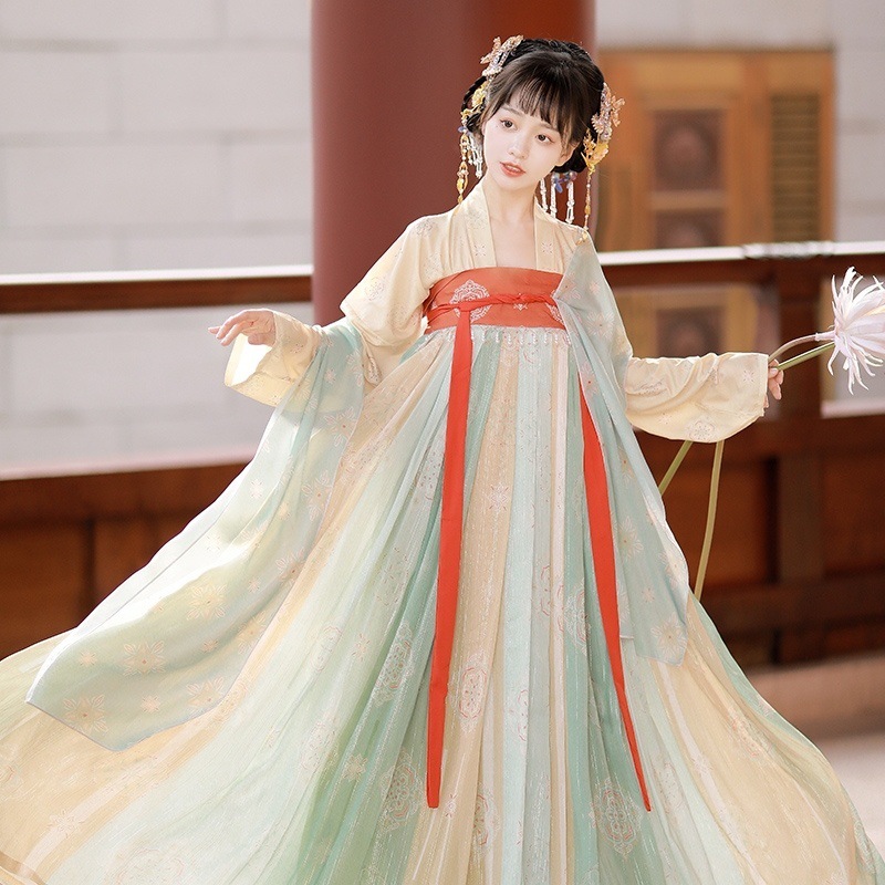Chinese Hanfu for women Dunhuang Feitian HanTang Ming Dynasty Qin ...