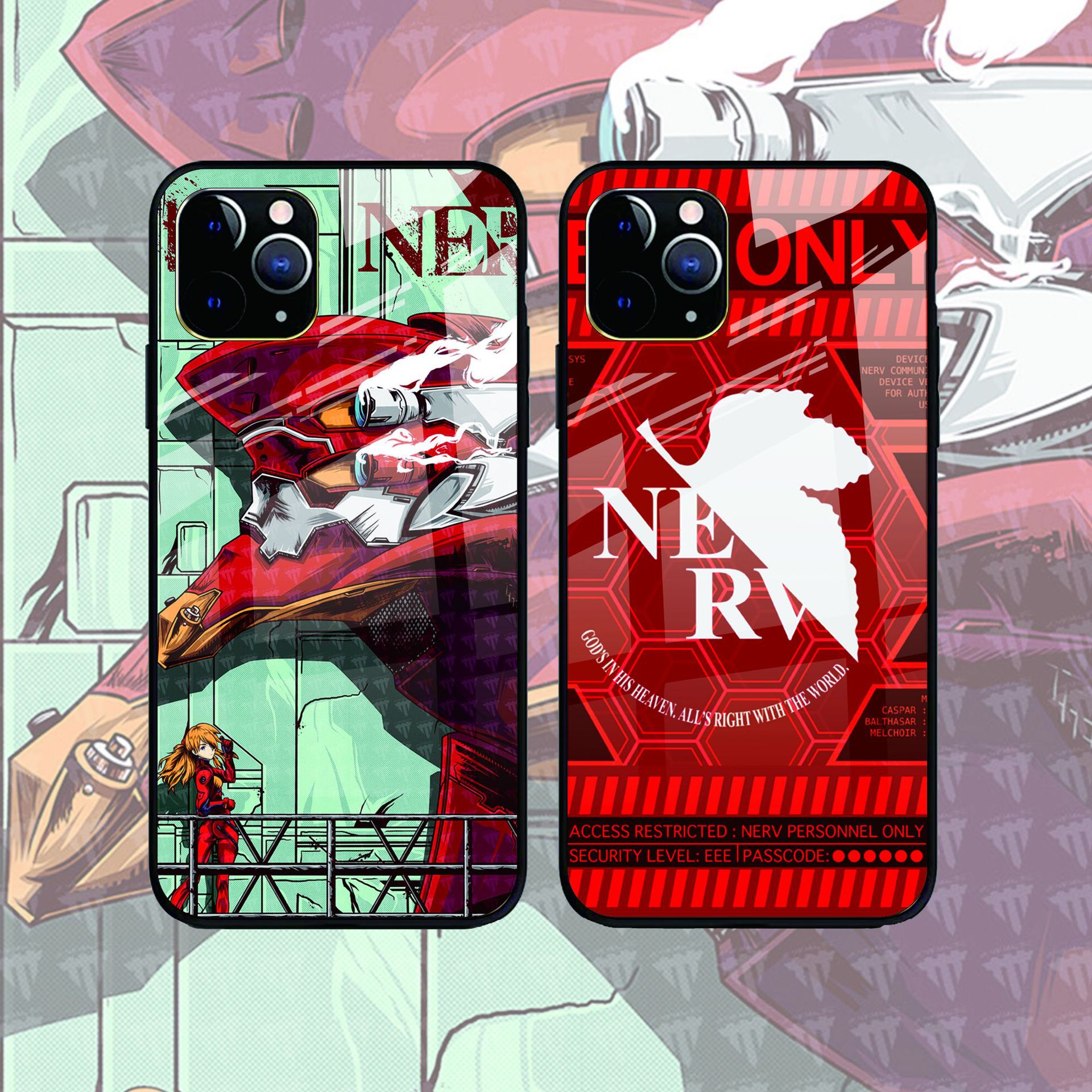 适用EVA新世纪福音战士苹果16手机壳14玻璃手机壳iPhone17Promax-阿里巴巴