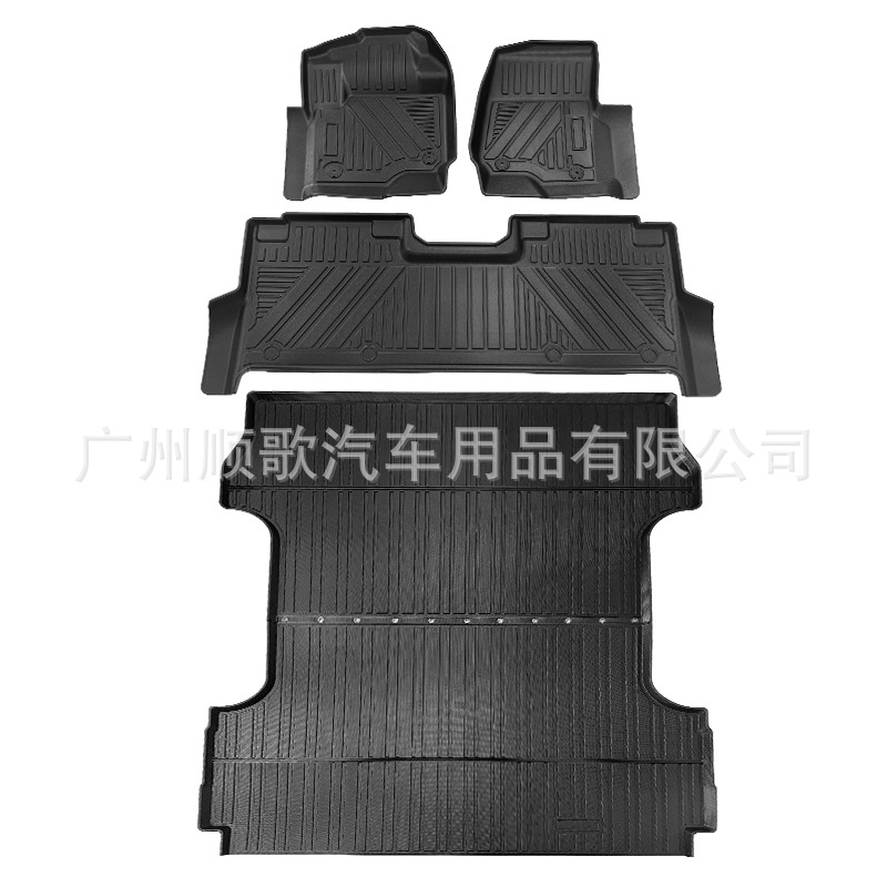 TPE is suitable for Ford Ford F250/F350 left rudder car floor mat rear ...