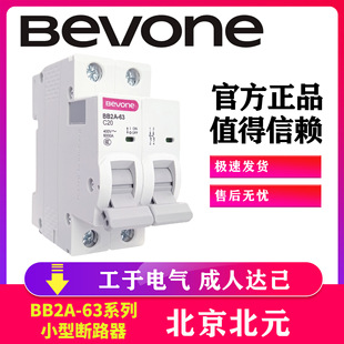 北京北元BB2A-63/2P C63A小型断路器空气开关微断 C型 1P 2P 3P 4-阿里巴巴