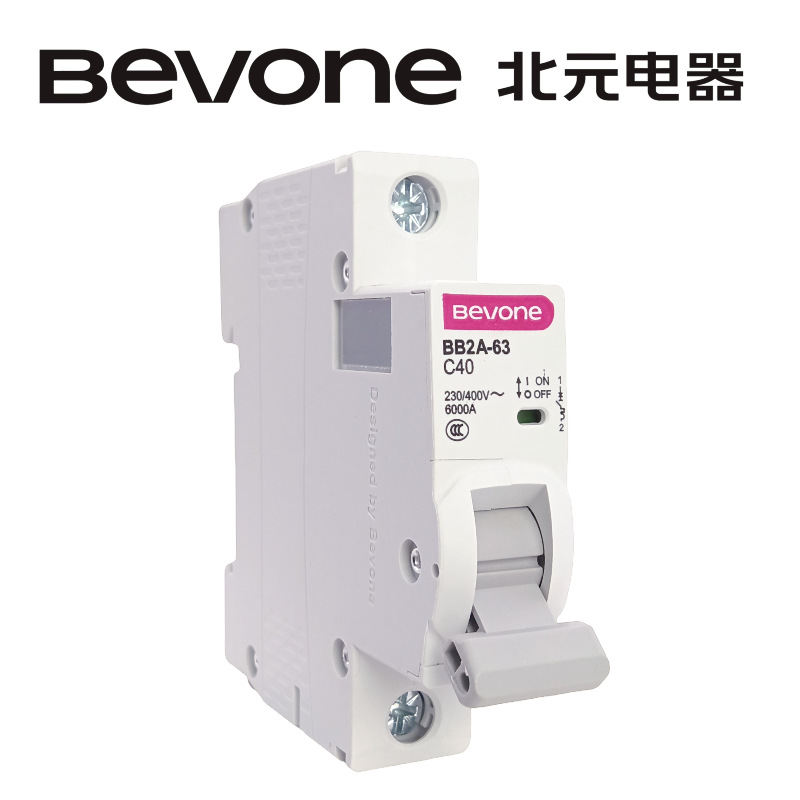 北京北元BB2A-63/2P C63A小型断路器空气开关微断 C型 1P 2P 3P 4-阿里巴巴