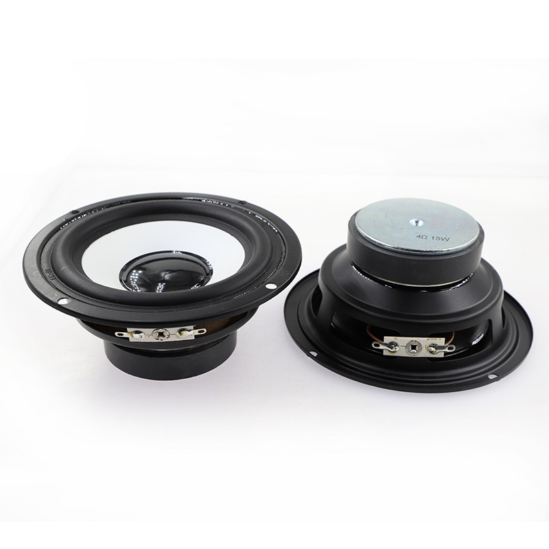 4.5寸圆形低音喇叭橡胶边6欧/4欧15W~25W外磁扬声器115mm防水喇叭-阿里巴巴