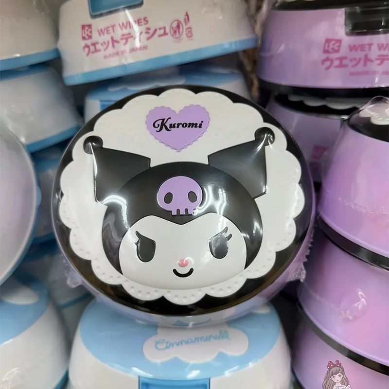 日本进口三丽鸥盒装湿巾库洛米美乐蒂玉桂狗车载脸部护理湿纸巾-阿里巴巴