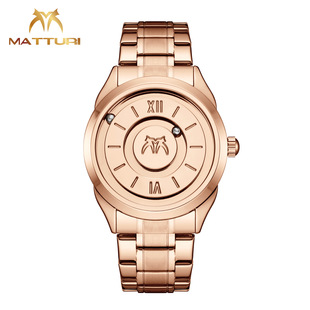 MATTURI品牌黑科技手表男式新概念个性创意男士磁力悬浮防水男表-阿里巴巴