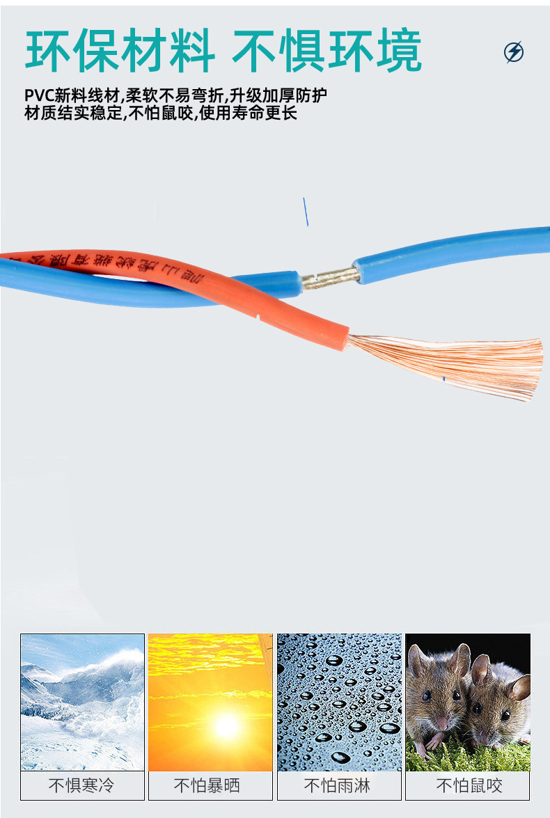 国标WDZN-RYS 1.5平方低烟无卤带耐火消防双绞花线铜芯工程布电线-阿里巴巴