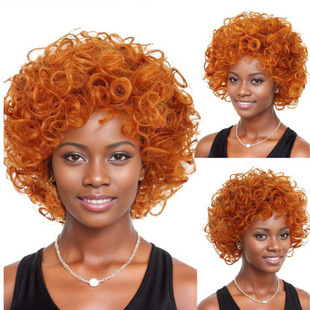 罗伯夫人Mrs Roper女士假发小卷蓬松 万圣节派对扮演假发Cos Wig-阿里巴巴