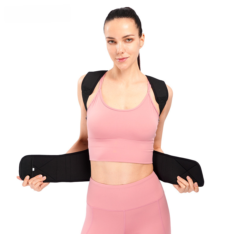 Cross-border Camelback Strap Slim-fit Men's and Women's Back Posture ...