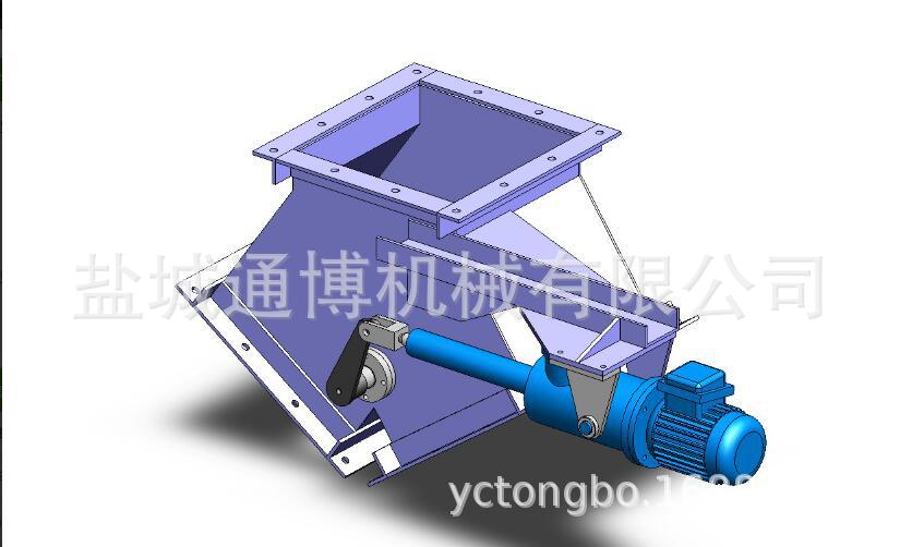 300*300电液动三通分料器 益通电液动三通分料阀-阿里巴巴