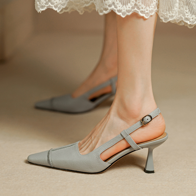 CHIKO Niki Square Toe Stiletto Slingback Shoes