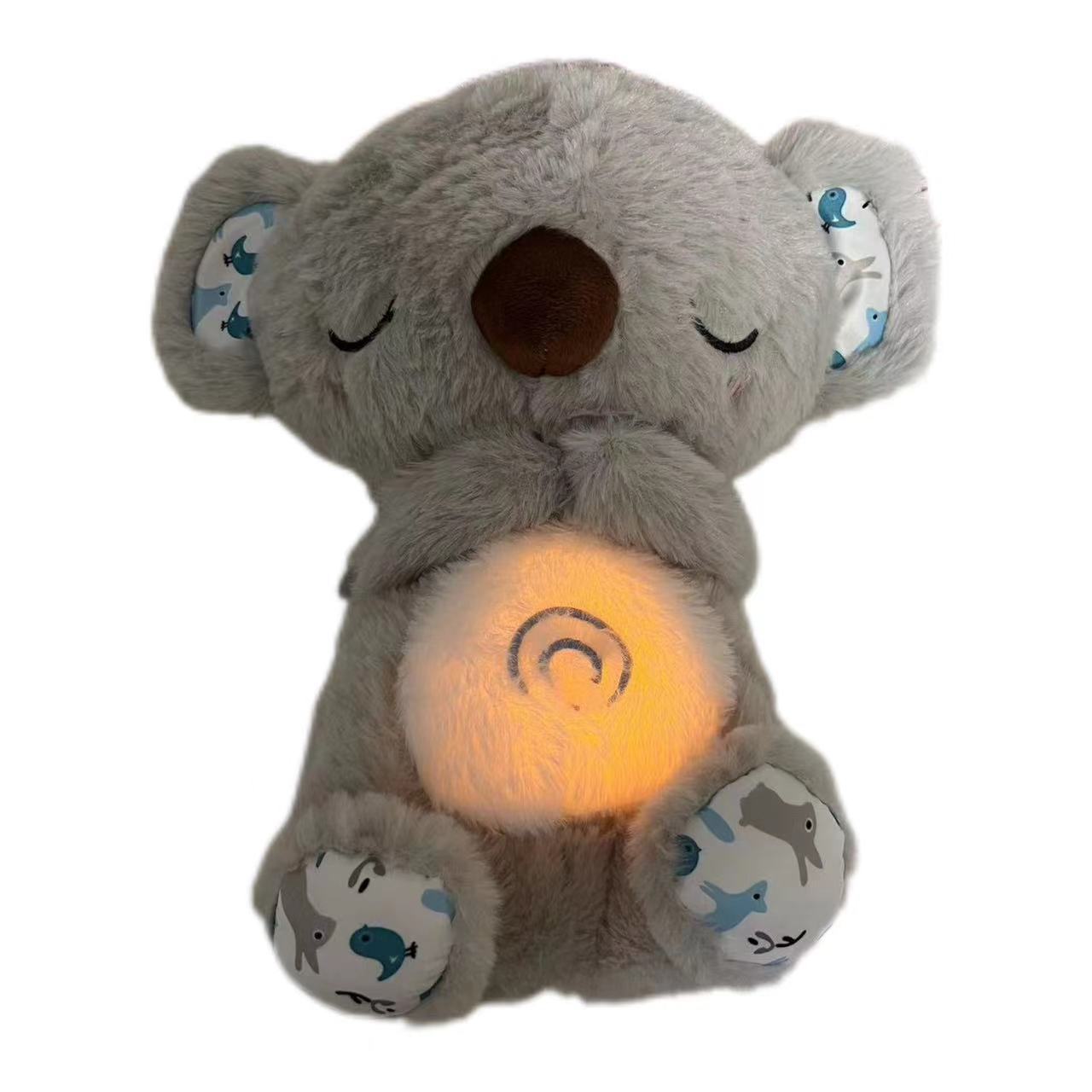 跨境儿童安抚陪伴CE,CPC,EN71证书呼吸小考拉毛绒公仔音乐玩具-阿里巴巴