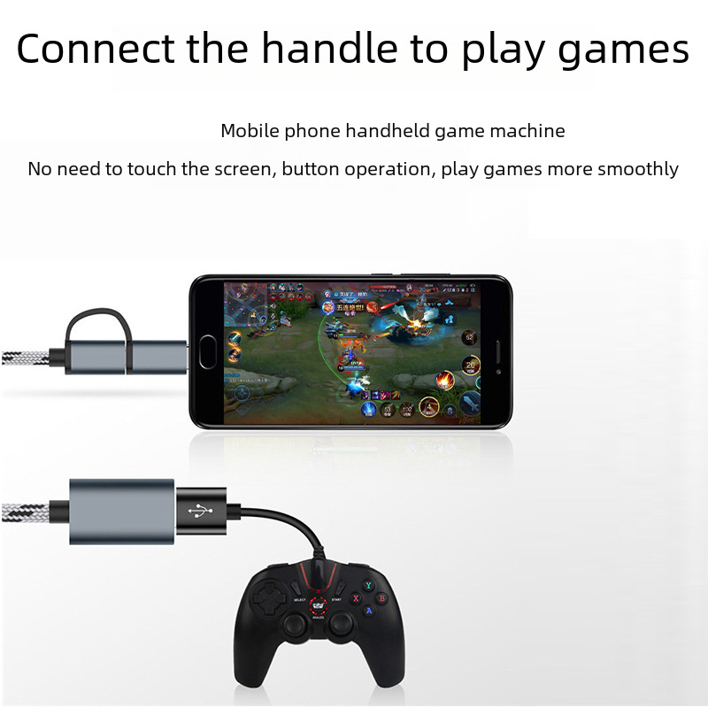 Source manufacturer c otg adapter Android type-c 2-in -1 OTG adapter ...