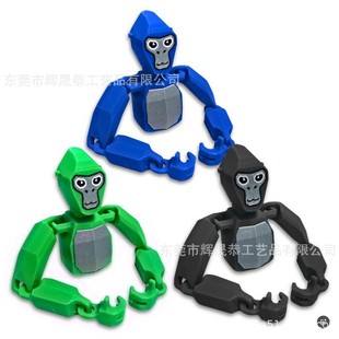 跨境新款Gorilla Tag Flexy fidget Figurine Toy可摆动猩猩玩具-阿里巴巴