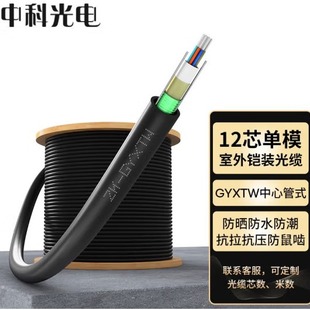 中科光电12芯光缆室外单模GYXTW中心束管式 1米 ZK-GYXTW-12B1.3-阿里巴巴