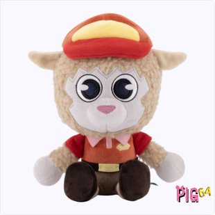 跨境新品Pig 64 AJ Alpaca Plush 游戏周边毛绒玩偶公仔-阿里巴巴