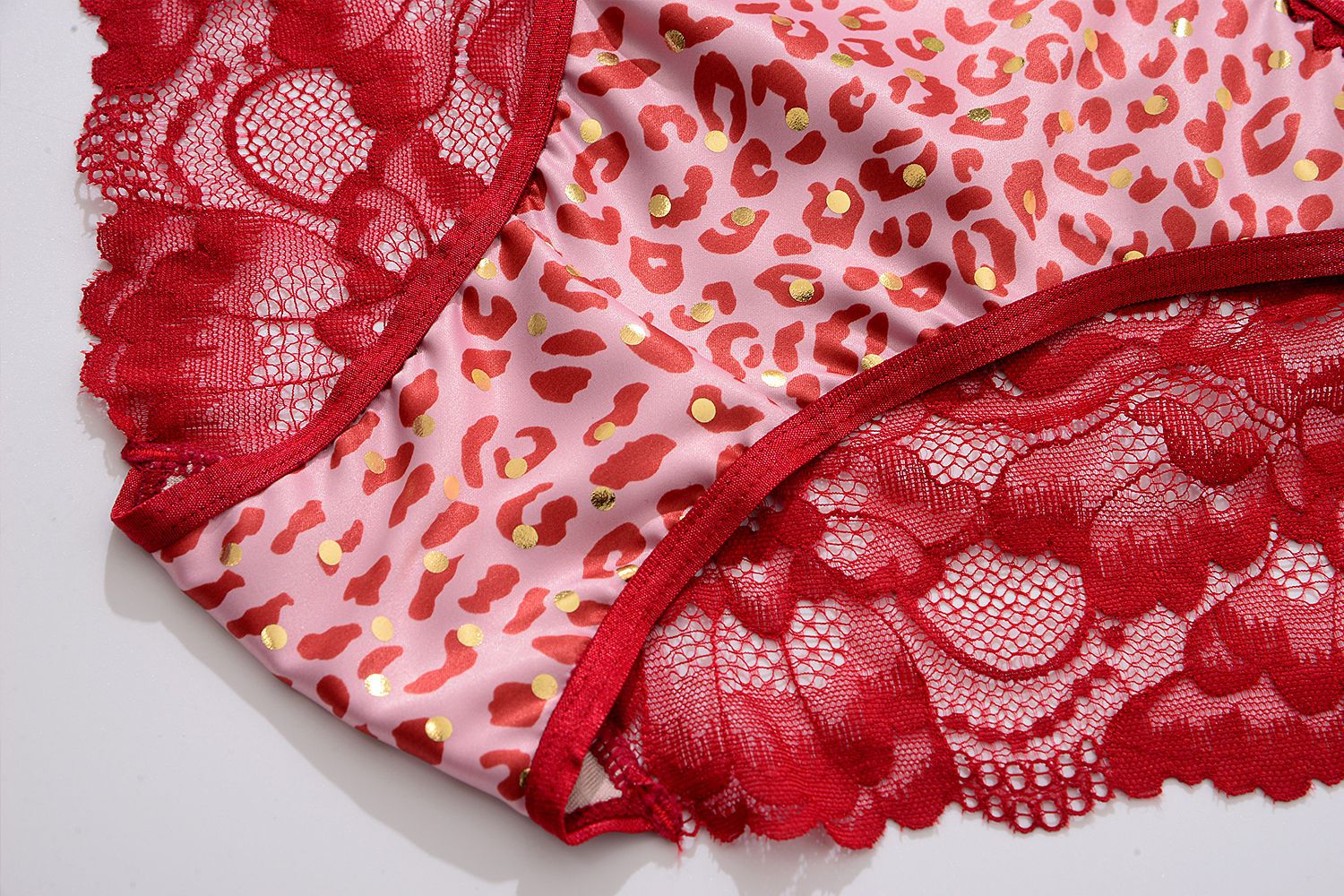 古怀社 100%桑蚕丝蕾丝内裤女士性感透明三角中腰短裤透气褛空-阿里巴巴