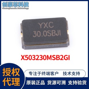 X503230MSB2GI 5032贴片无源晶振/YSX530GA 30MHz 10PPM 2脚 20pF-阿里巴巴