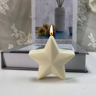 DIY 3D Five Pointed Star Candle Molds Pentagram-阿里巴巴