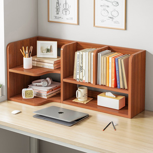 简易桌上书架学生宿舍桌面收纳架办公桌多层置物架书桌转角小书柜-阿里巴巴