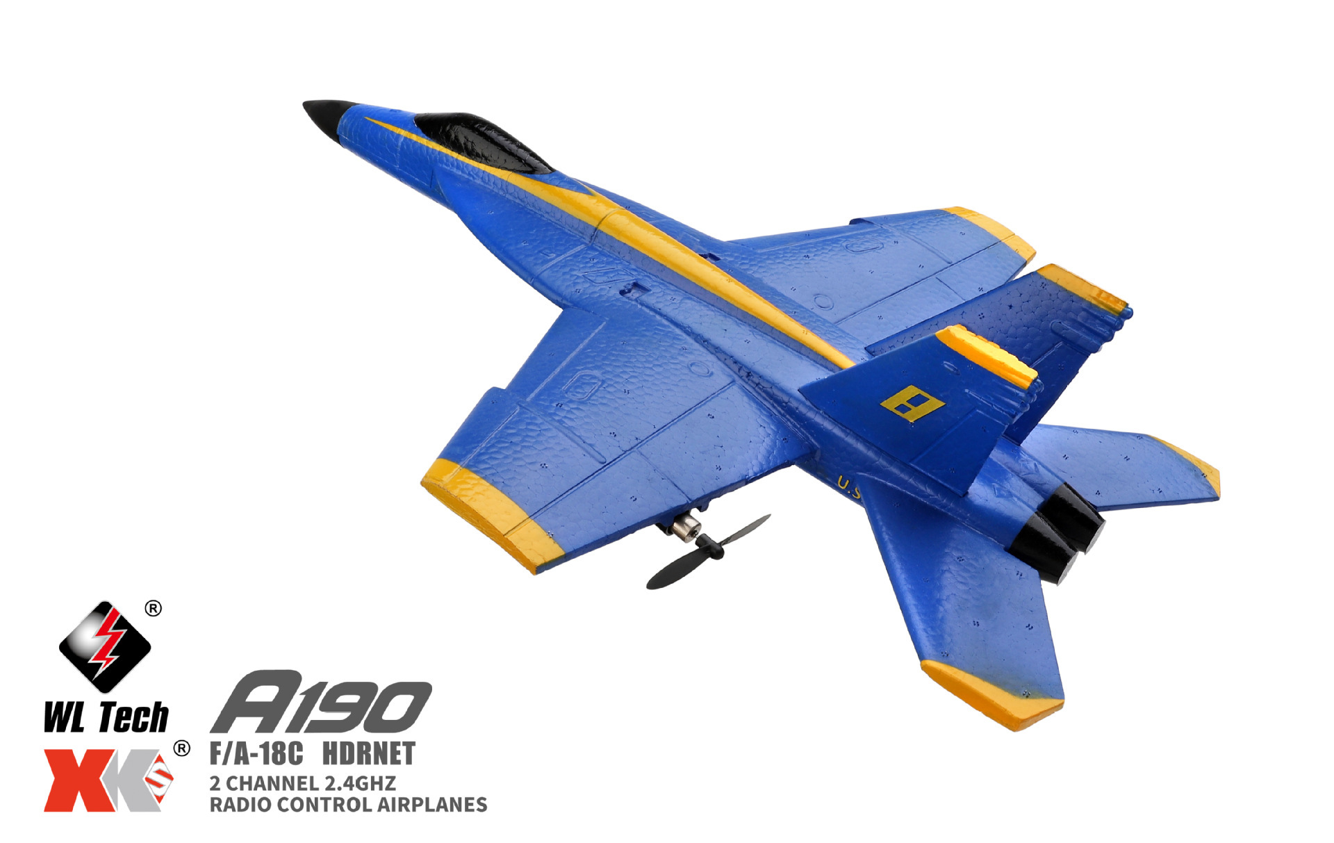伟力XK A190 F-18两通道固定翼像真机 带自稳遥控滑翔机航模玩具-阿里巴巴