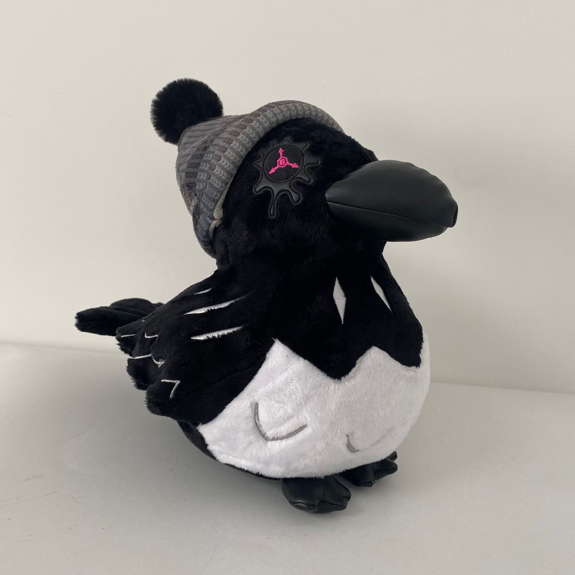 跨境新品murder drones UZI CROW动漫无机杀手乌兹乌鸦毛绒玩具-阿里巴巴