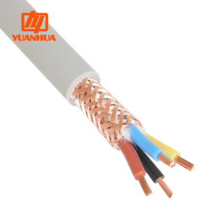 远华灰色屏蔽线RVVP4*1.5棕蓝黑双线芯抗信号干扰含税运现货零截-阿里巴巴