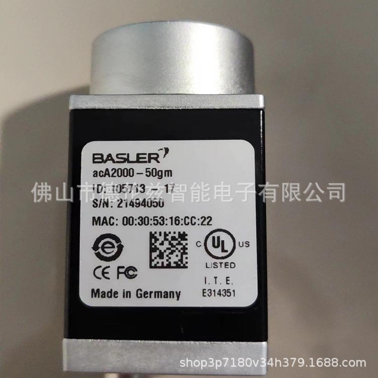 acA2000-50gm 巴斯勒(Basler)德国工业相机全新现-阿里巴巴