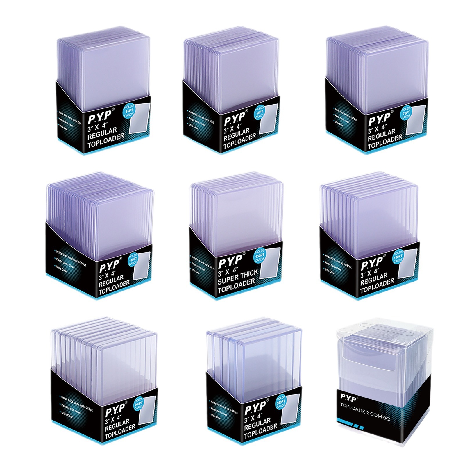 35PT-360PT游戏卡套3X4球星卡卡夹宝可梦游戏王奥特曼覆膜硬卡套-阿里巴巴