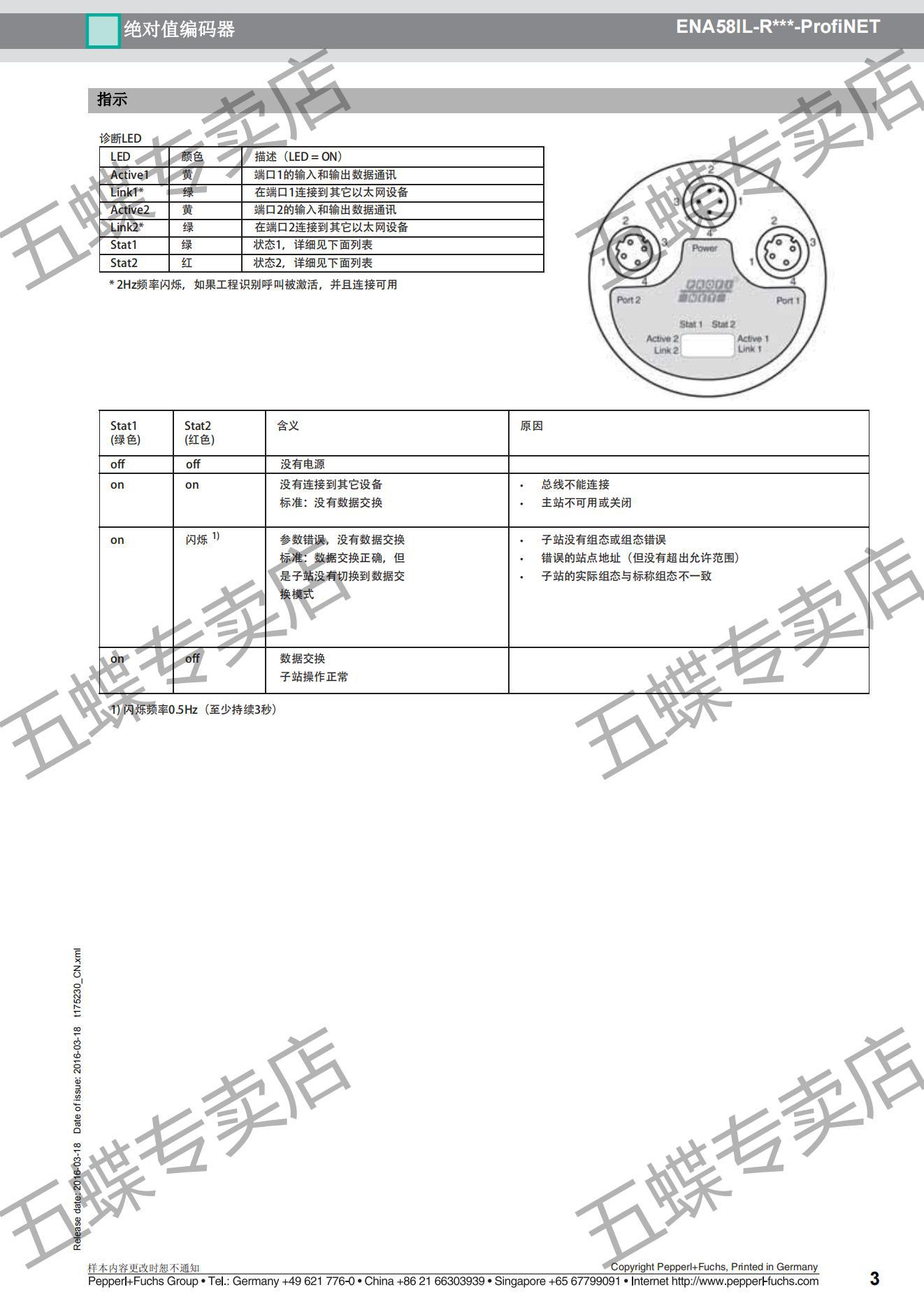 倍加福ENA58IL-R12DA5-1213B17-ABP绝对值编码器70143965-100018-阿里巴巴