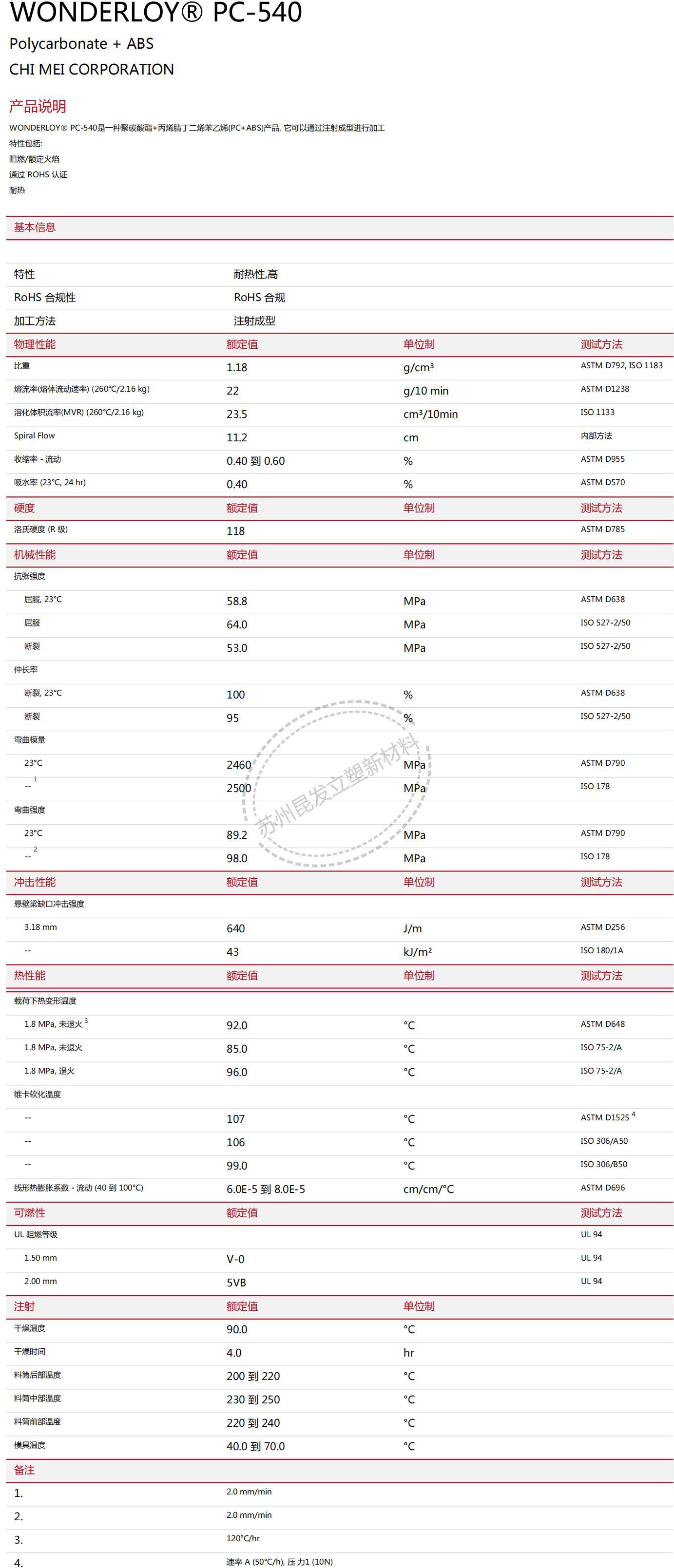台湾奇美pc abs合金料 pc-540 PC-540A PC-545阻燃耐热级合金原料-阿里巴巴