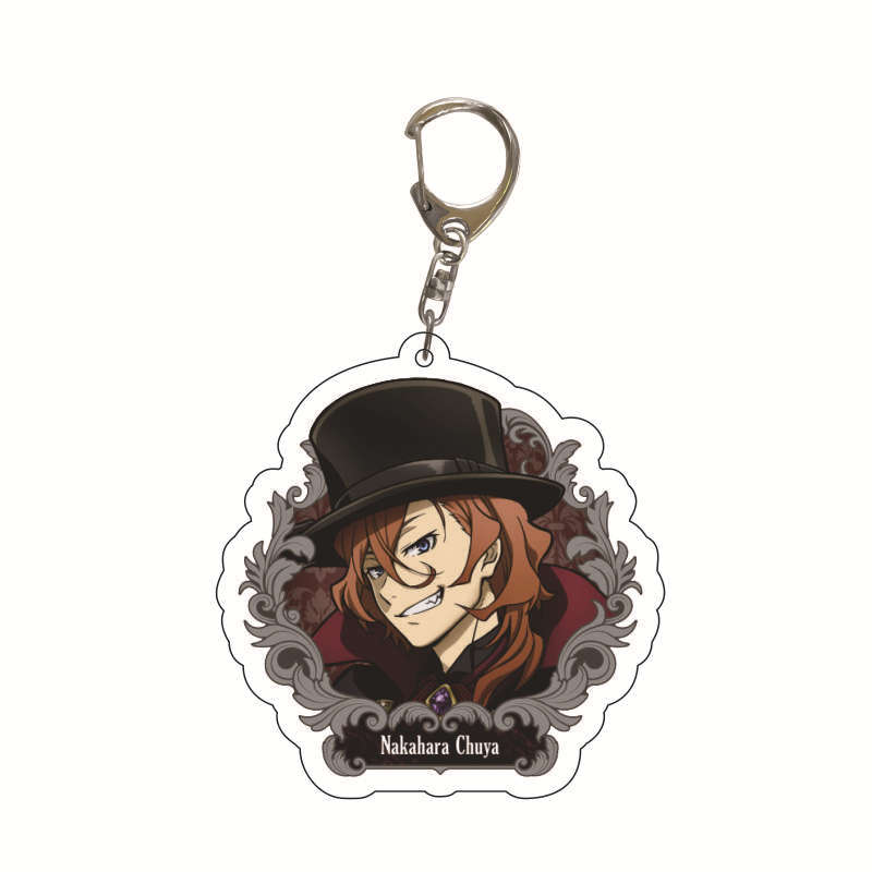 文豪野犬亚克力钥匙扣太宰治中岛敦学生包包挂件动漫周边跨境专供-阿里巴巴