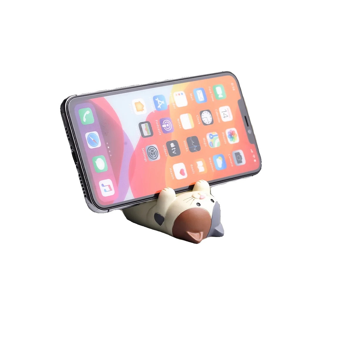 ZAKKA杂货ins眼镜架懒人手机架猫笔筒回形针收纳罐办公文具小摆件-阿里巴巴