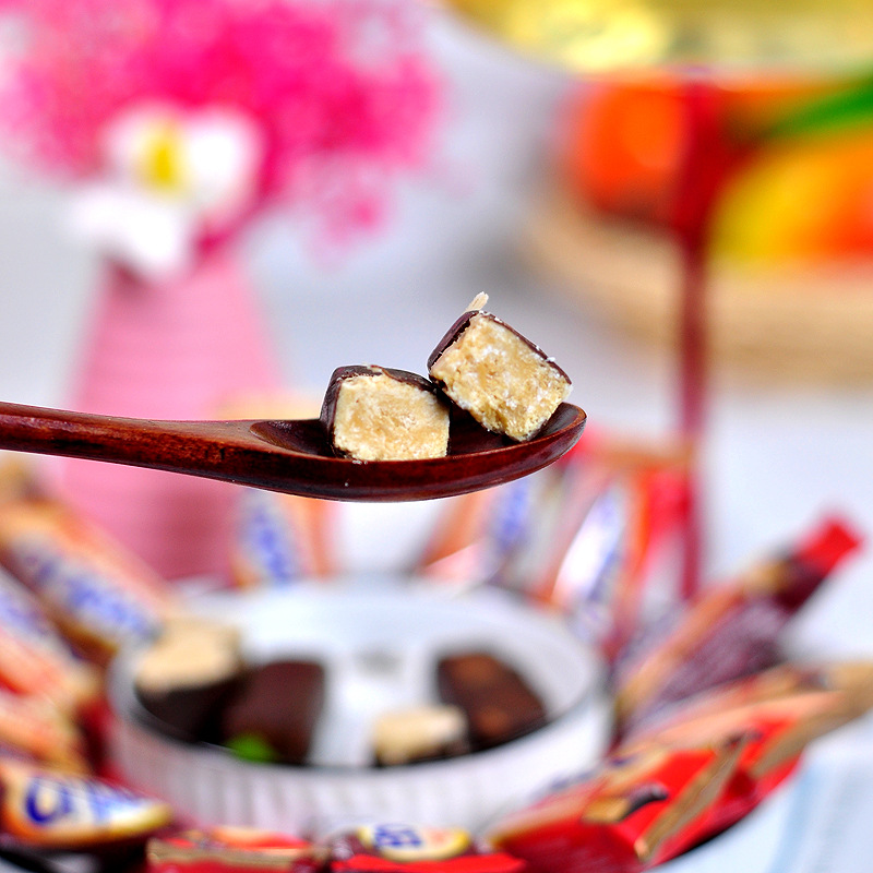 EBaoDuo巧克力果仁酥糖500g花生腰果百香果杏仁混合口味喜糖年货-阿里巴巴