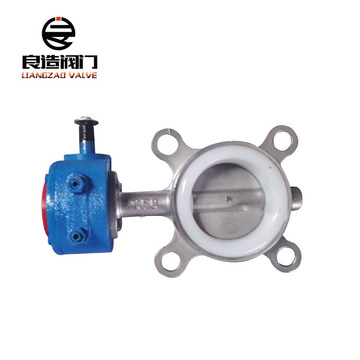 厂家生产不锈钢蜗轮对夹蝶阀D371X-10P DN80 软密封蝶阀-阿里巴巴