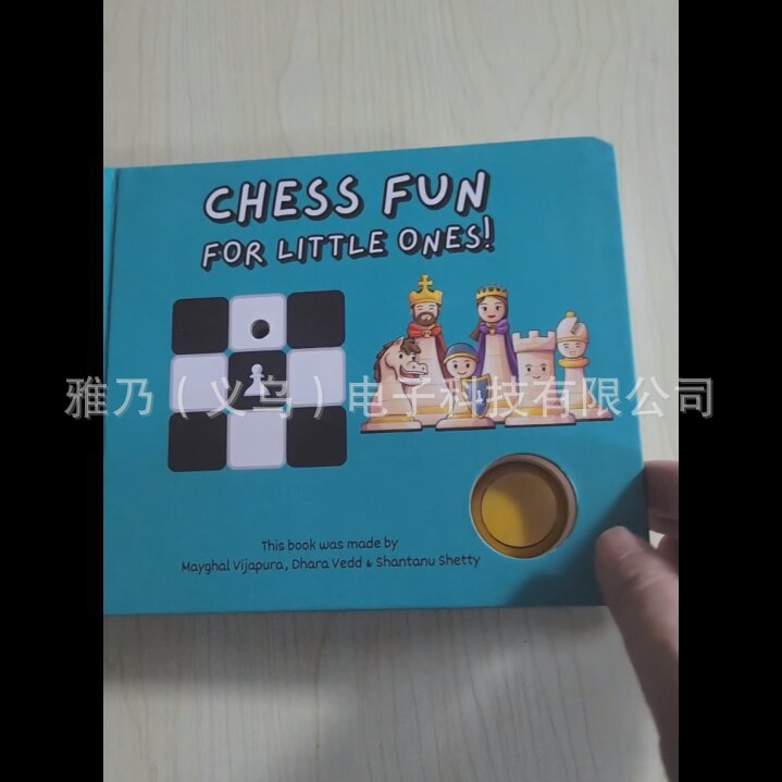 独立站爆品 Chess Fun for Little Ones 儿童互动国际象棋书-阿里巴巴
