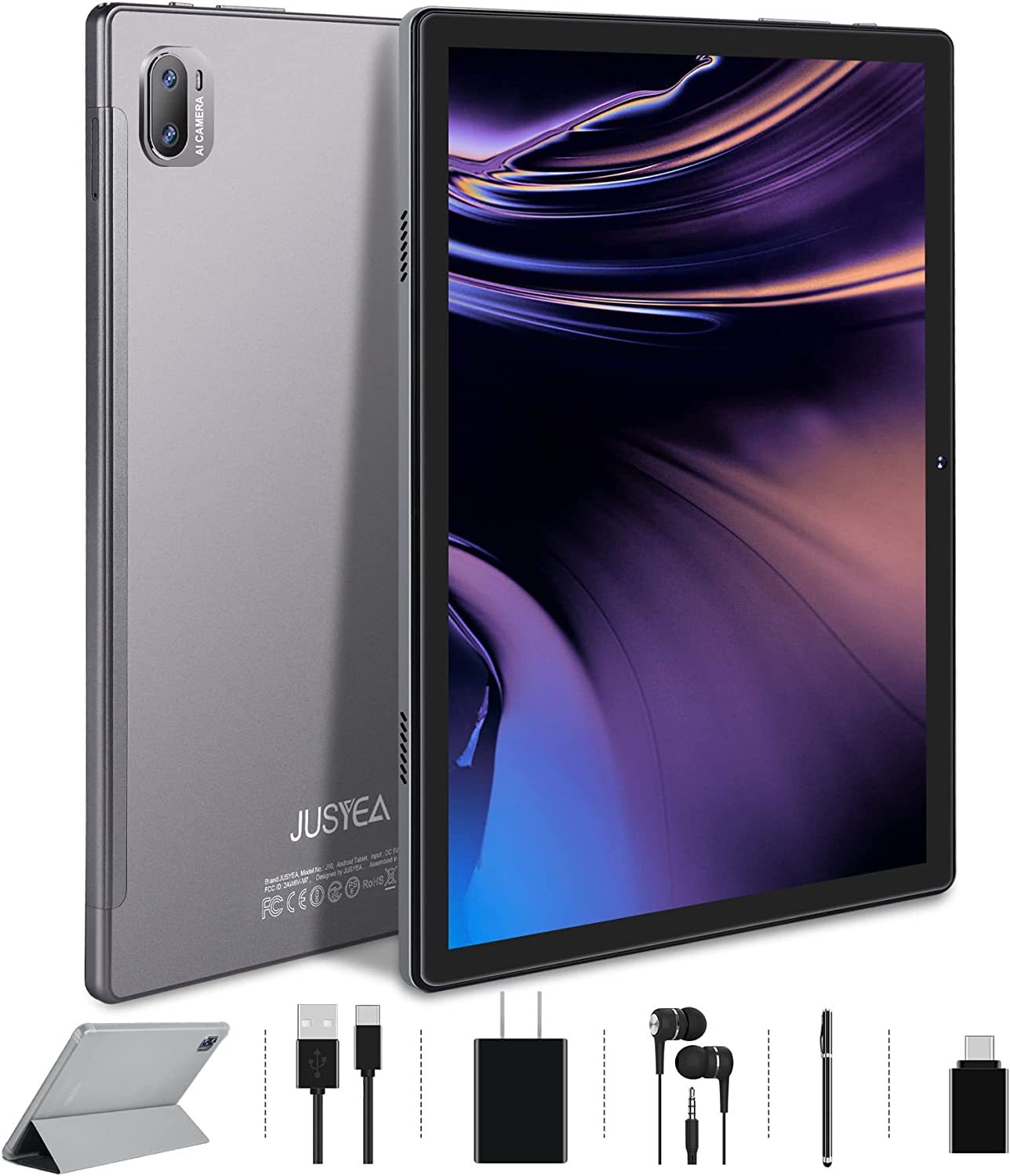 亚马逊同款批发10.1寸安卓11 JUSYEA J10 平板电脑超便携4G+64-阿里巴巴