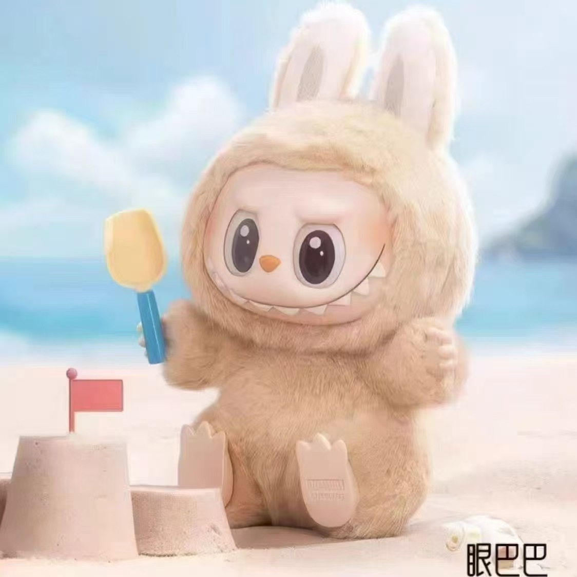 拉布布公仔labubu玩偶毛绒挂件拉不不坐坐派对一二代盲盒搪胶玩具-阿里巴巴