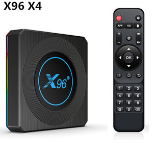 X96 X4机顶盒 S905X4 安卓11 4G/64G 8k双频网络高清播放器tvbox-阿里巴巴