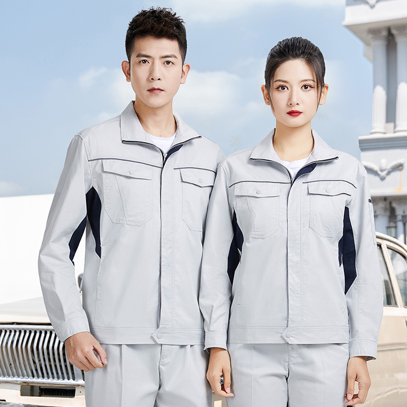 Summer thin bamboo fiber long-sleeved overalls custom men's thin wear ...