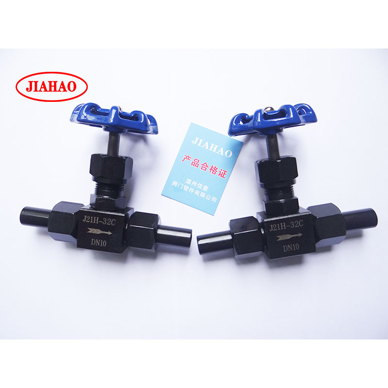 J23H-16 J23H-25 J23H-32 J23H-64 J23H-160C碳钢仪表截止针型阀-阿里巴巴