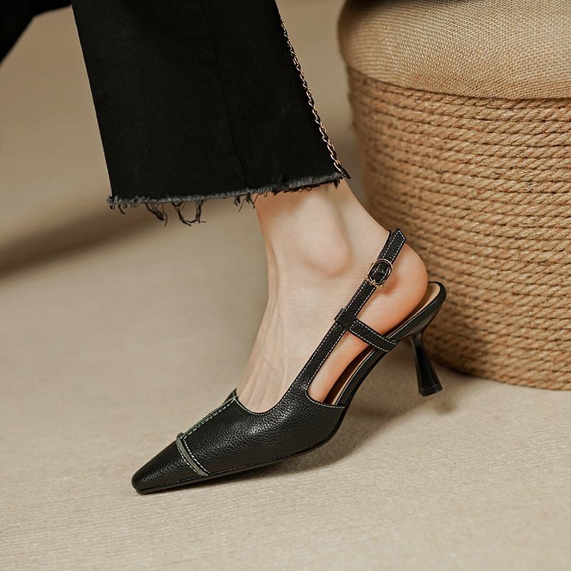 CHIKO Niki Square Toe Stiletto Slingback Shoes