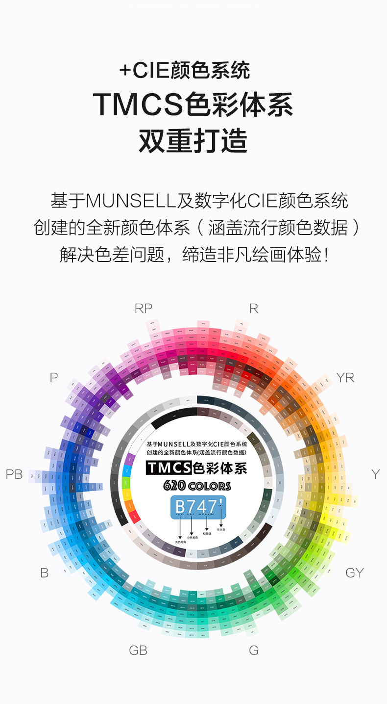 Touchmark马克笔套装双头儿童美术学生马克笔36色48色酒精油性-阿里巴巴
