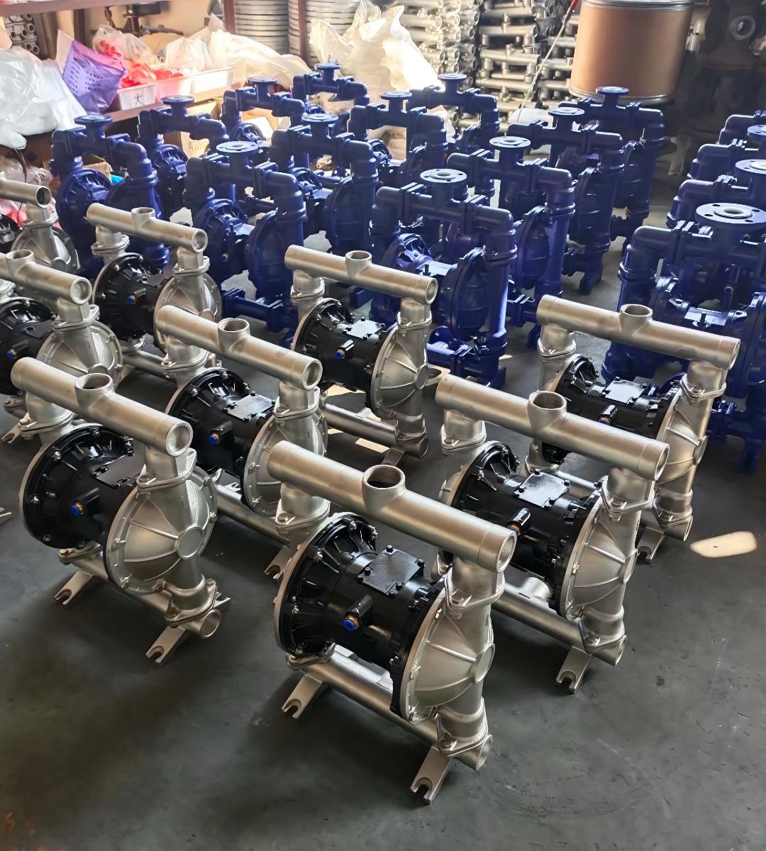 QBY-K25不锈钢气动隔膜泵 胶水泵 污泥泵防漏节能泥浆泵耐腐蚀-阿里巴巴