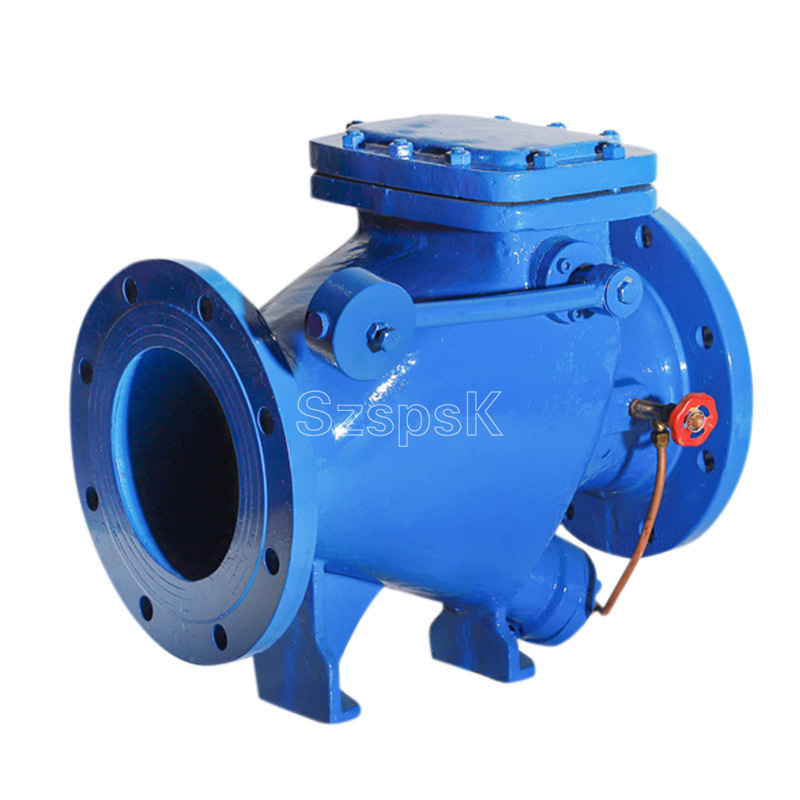 胜利博纳斯威微阻缓闭止回阀HH44X球墨铸铁法兰单板止回阀DN600-阿里巴巴